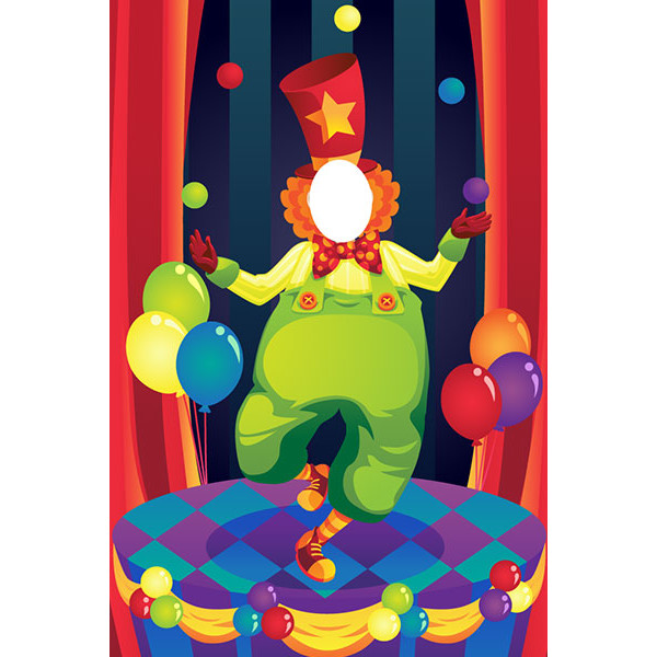 Party Props for Hire | Clown Circus Peep Board